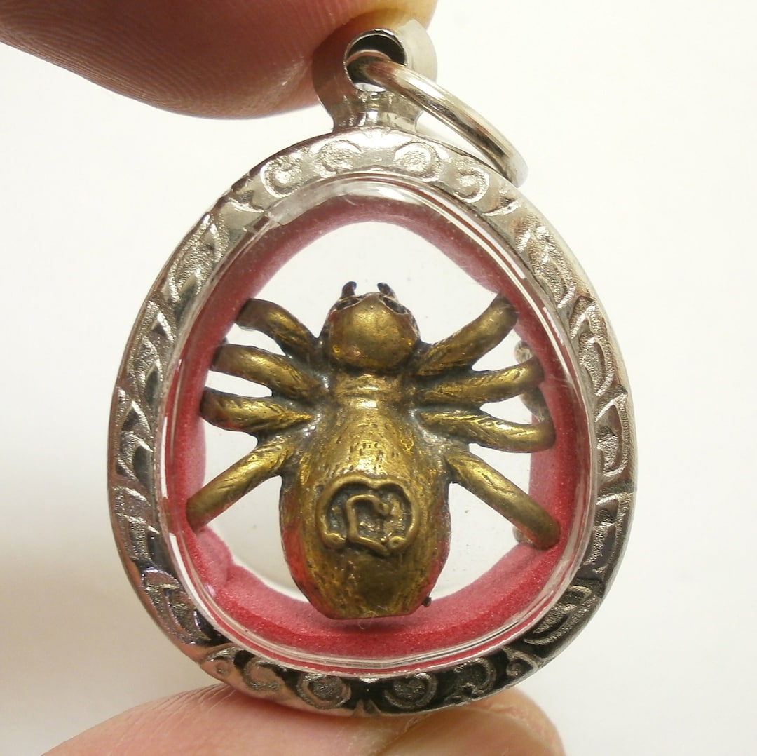 Magic Spider Amulet: Thai Lucky Charm for Wealth and Protection - Etsy