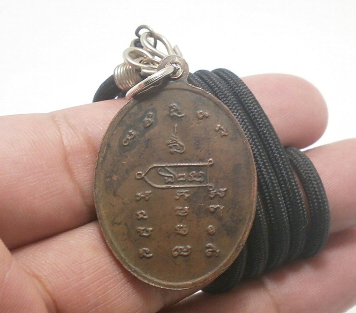 Phra LP Hong Coin of Wat Petchburee Temple Blessing for | Etsy