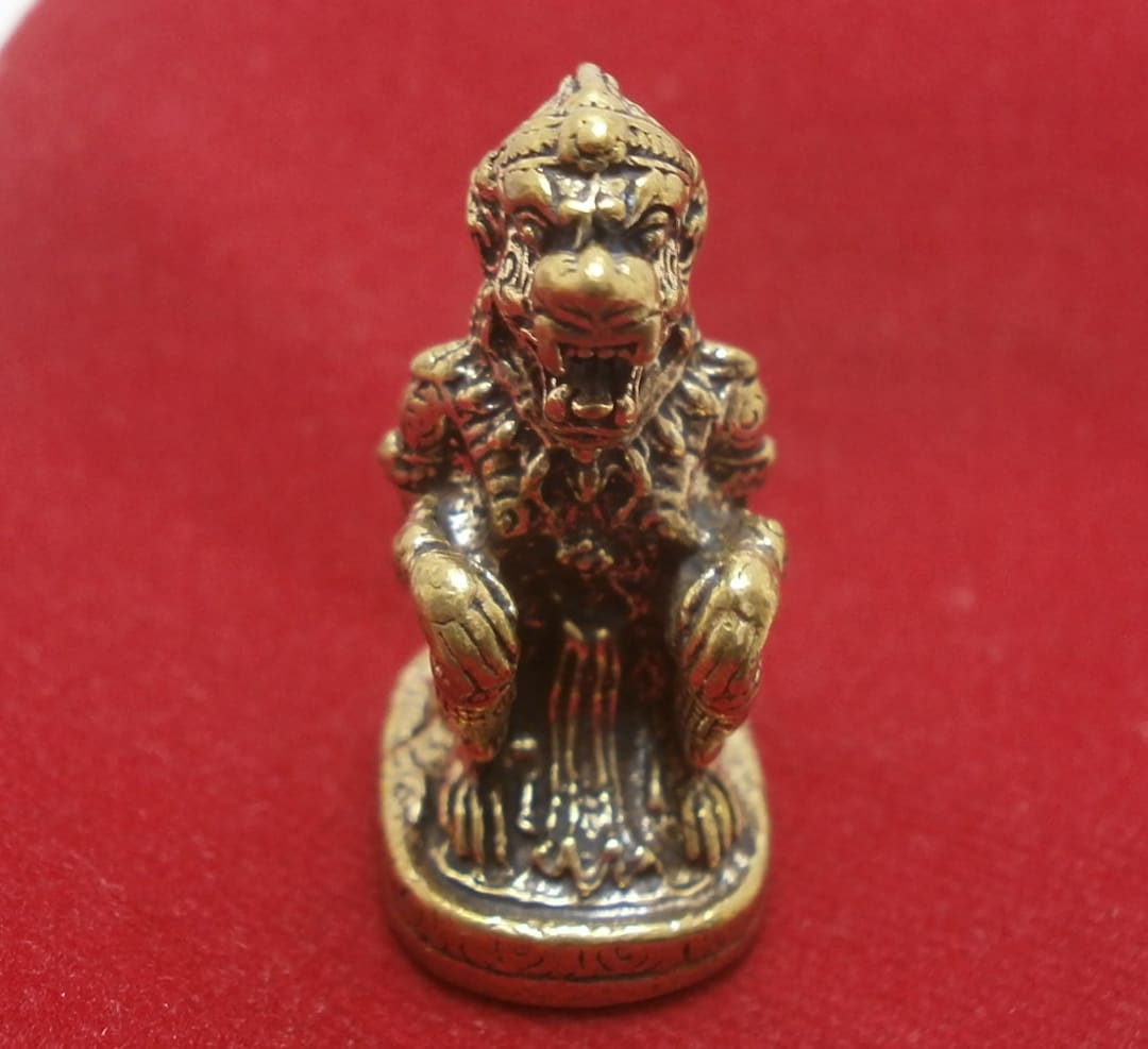 Thai Miniature Mini Amulet Lord Hanuman Monkey King Muaythai Muay Magic ...