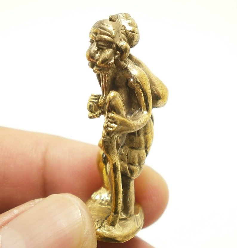 Chuchok Miniature Choochok Thai Brass Real Amulet Buddha Enemy | Etsy