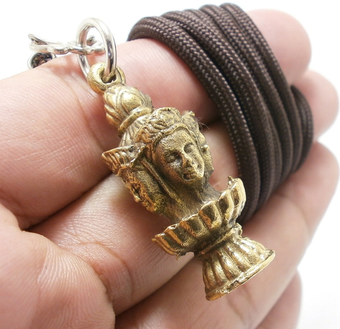 Lord Brahma Trimurti Hindu Hinduism God Deity Brass Pendant - Etsy