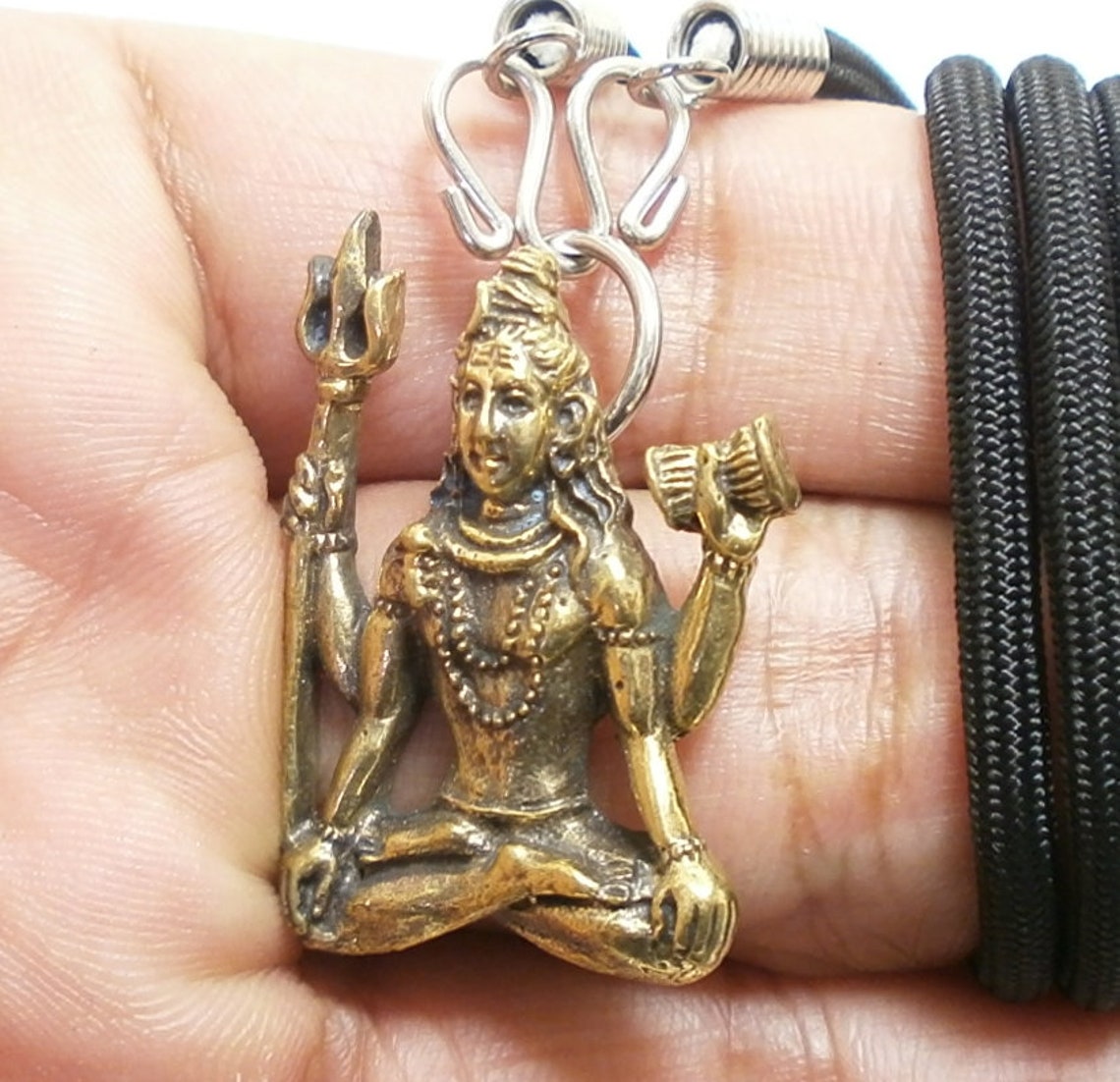 Lord Shiva Mahadev Pendant Necklace Mahadeva Great God Hindu | Etsy