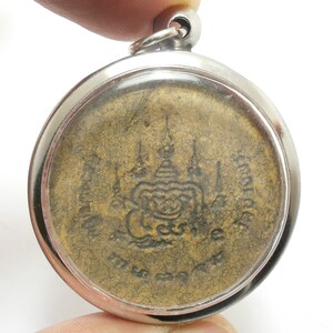 Phra LP Pern Sitting on Tiger Amulet 1 Magic Yant Blessed 1998 Wat ...