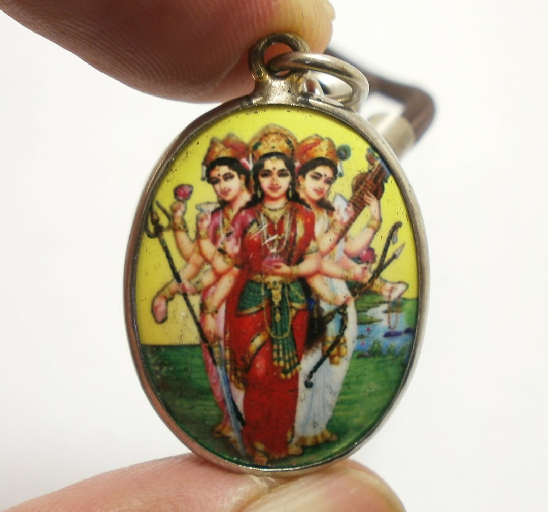 Trishakti Lakshmi Saraswati Parvati Shakti Maa Devi Tridevi Bless Rich ...