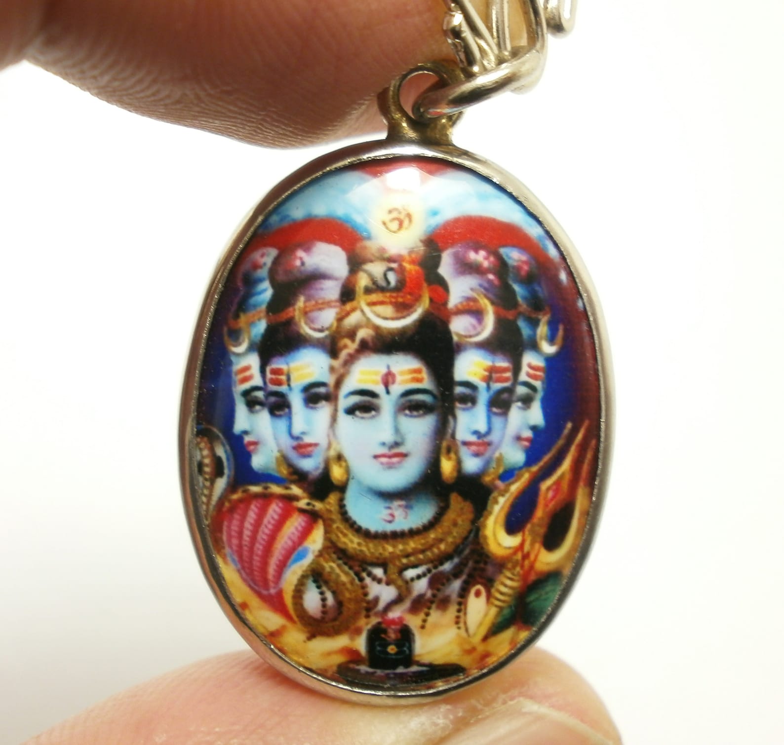 Lord Shiva Sadashiva 5 Faces Panchana Mahadev Bless 1980s - Etsy