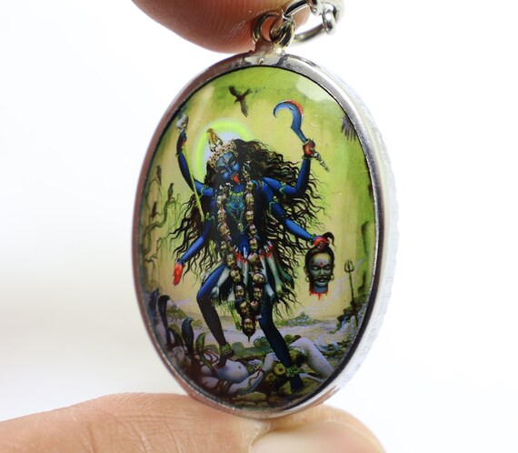 MahaKali Big pendant mother goddess of time death & d… - Gem