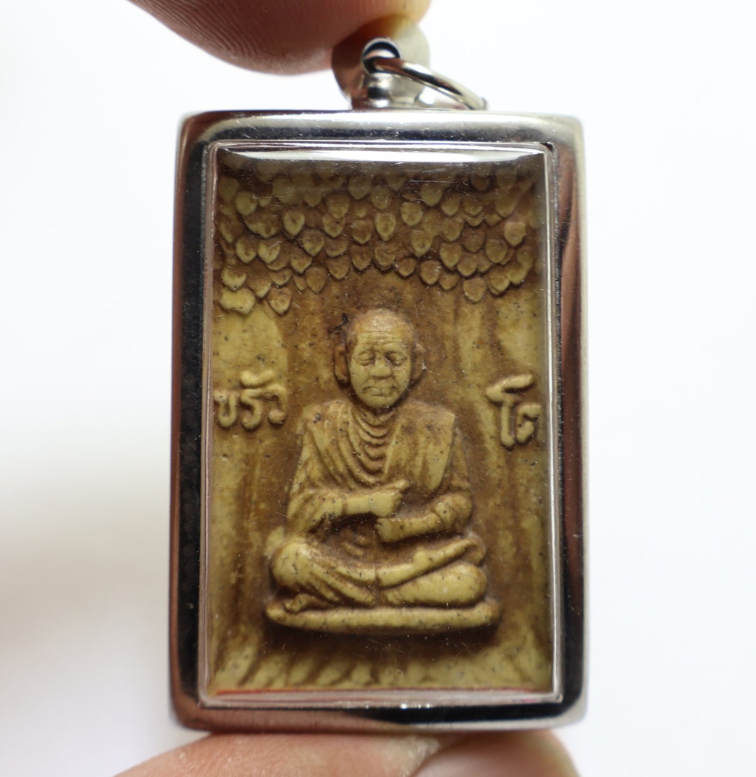 Phra Somdej Toh Amulet: Wat Rakang Thai Buddha Pendant, Blessed 1990s ...