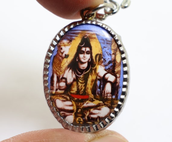 Lord Shiva Pendant: Hindu God Amulet Necklace, Strong… - Gem