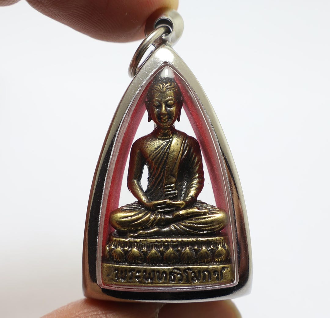 LP Ngone & LP Doo Buddha Amulet: Thai Good Luck Pendant - Etsy