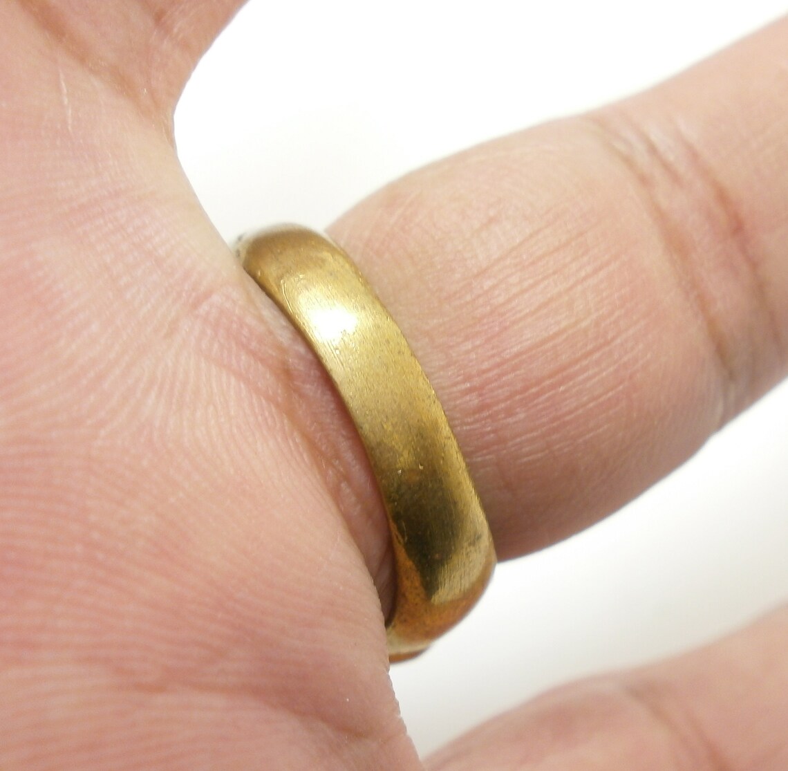 Rahu Om Jun Brass Men Ring Moon Eater Eclipse Hindu Amulet - Etsy