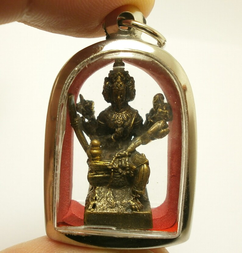 Phra Phrom Lord Brahma Trimurti Hindu Hinduism Locket God - Etsy
