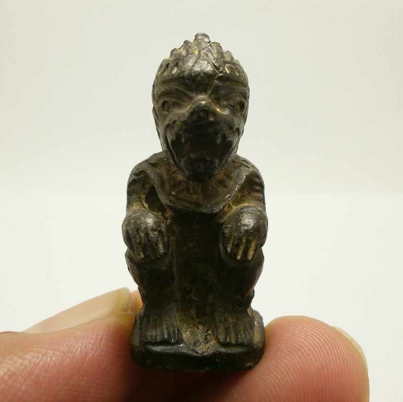 Lord Hanuman Mini Statue Figurine LP Soon 1930s Antique Thai | Etsy