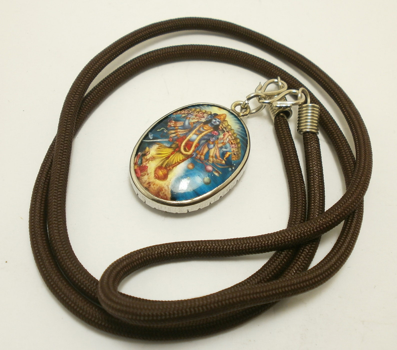 Vishvarupa Universal Form of Lord Vishnu Krishna Hindu Amulet - Etsy