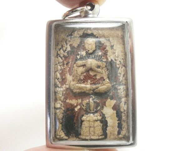 Somdej Toh Wat Rakang on Meditation Image on Big Bell Blessed | Etsy