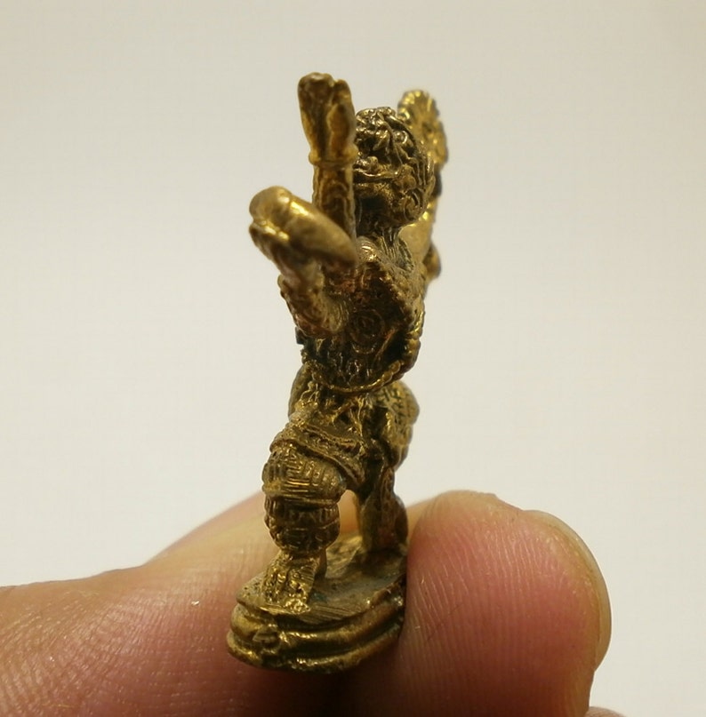 Thai Miniature Mini Amulet Lord Hanuman Monkey King Muaythai - Etsy