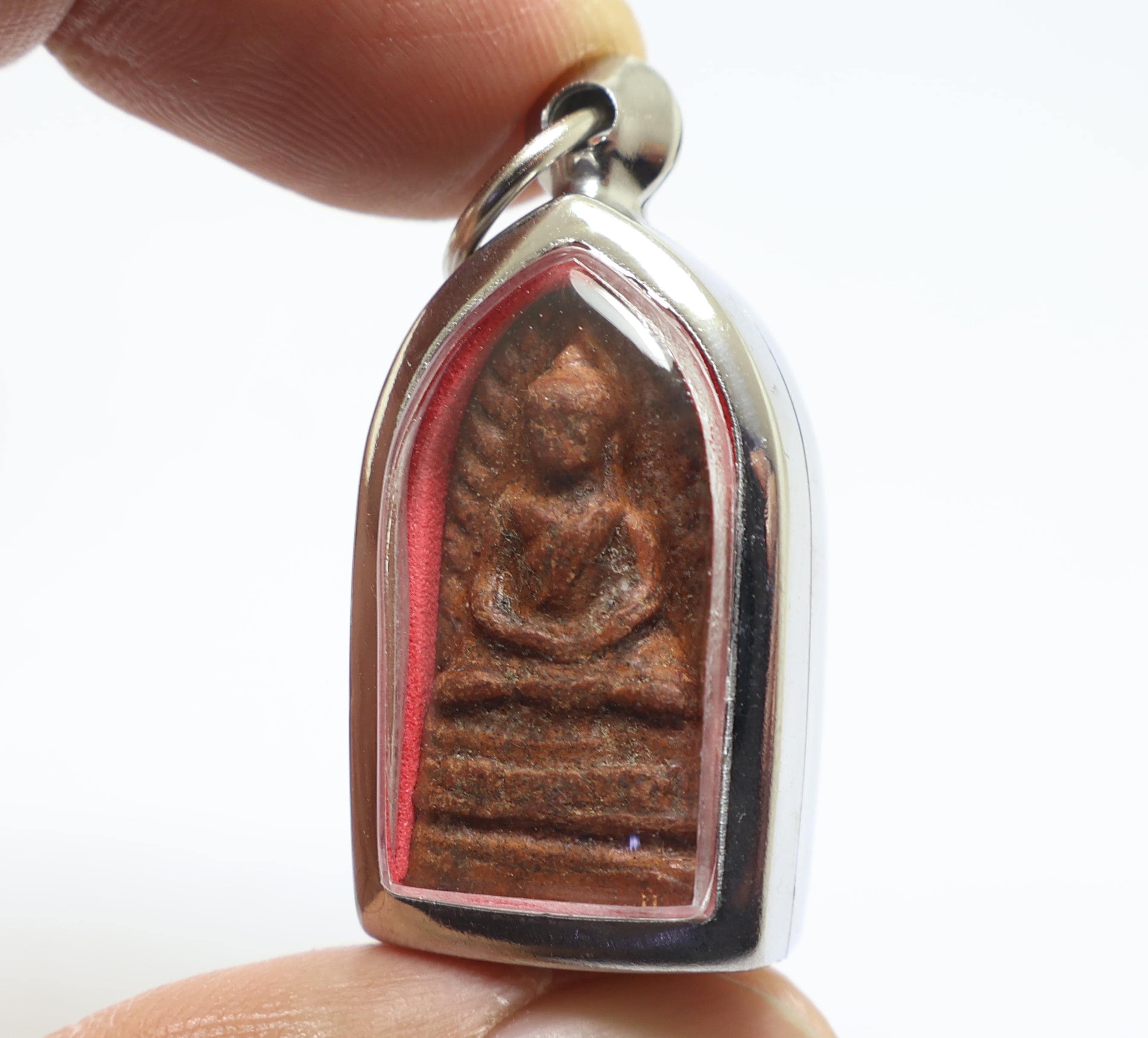 Red Phra Rod Buddha Amulet: Thai Lucky Protection Pendant (1910s) - Etsy