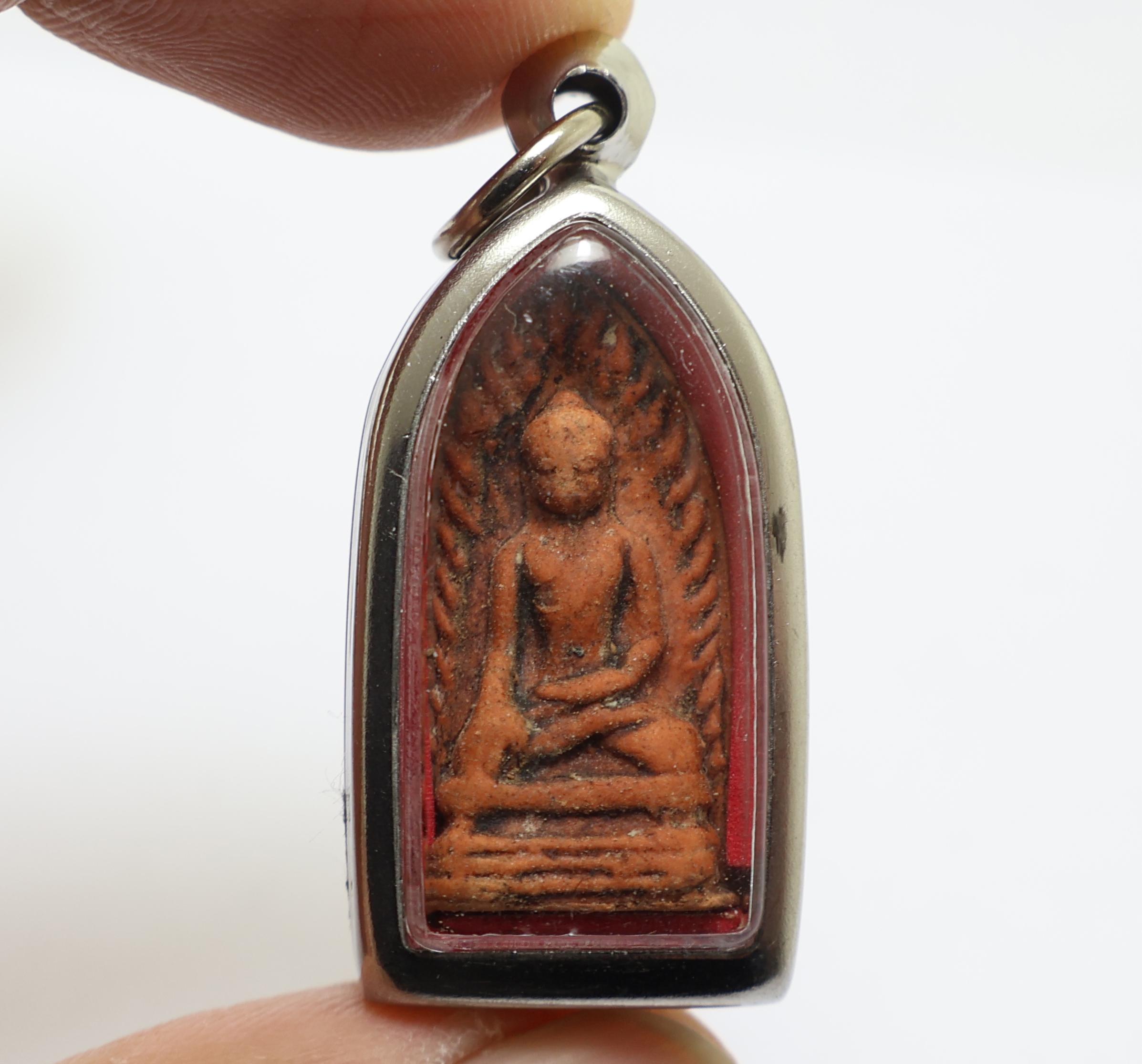 Red Phra Rod Buddha Amulet: Thai Blessing Pendant, 1930s - Etsy