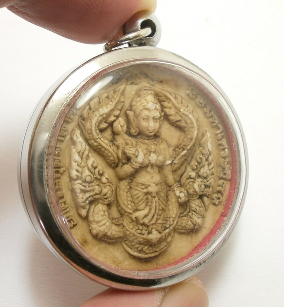 King and Queen of Naga Phaya Nak Locket pendant Thai … - Gem