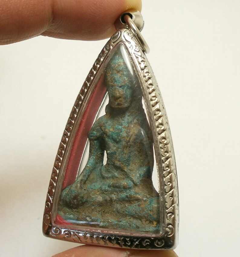 Super Rare Antique Cambodia Khmer Buddha Amulet Pendant Locket - Etsy