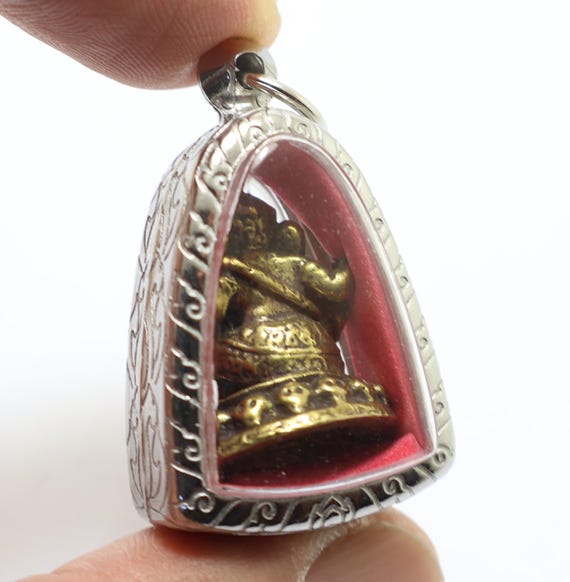 Lord Ganesha Brass Amulet Pendant: Hindu God of Succe… - Gem