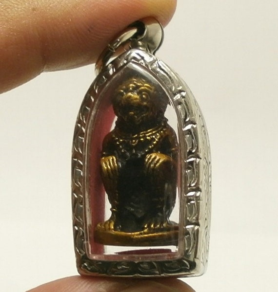 Lord Hanuman LP Tim blessed 1973 Thai Pendant amulet … - Gem