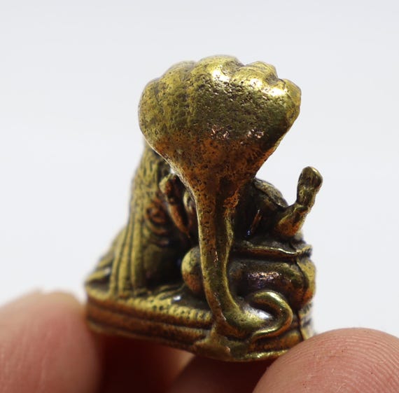 Lord Vishnu the preserver Maa Laxmi mini amulet Laksh… - Gem