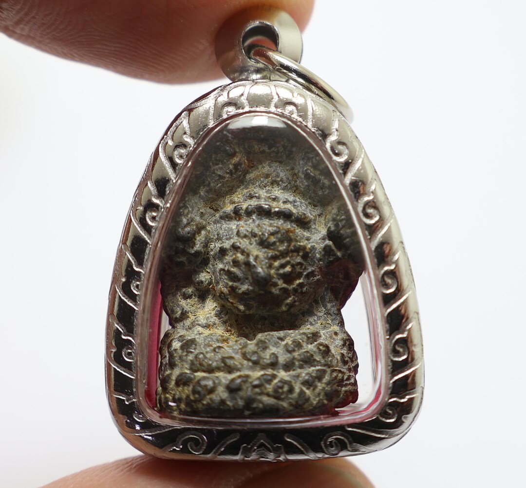 Phra Nakprok Buddha Amulet: Khmer Naga Protection Pendant - Etsy