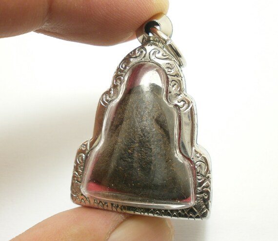Phra Pidta LP Kron 1950s Pitta Close eyes Buddha Tok … - Gem