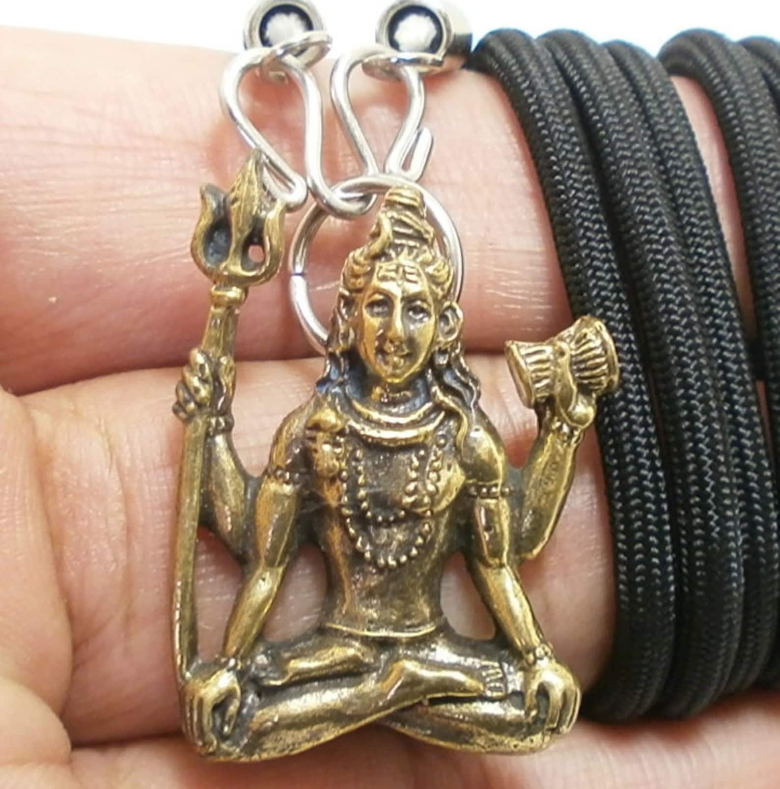 Lord Shiva Mahadev Pendant Necklace Mahadeva Great God Hindu | Etsy