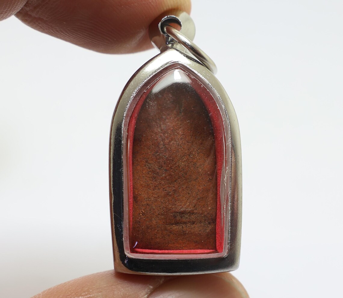 Red Phra Rod Buddha Amulet: Thai Lucky Protection Pendant (1910s) - Etsy