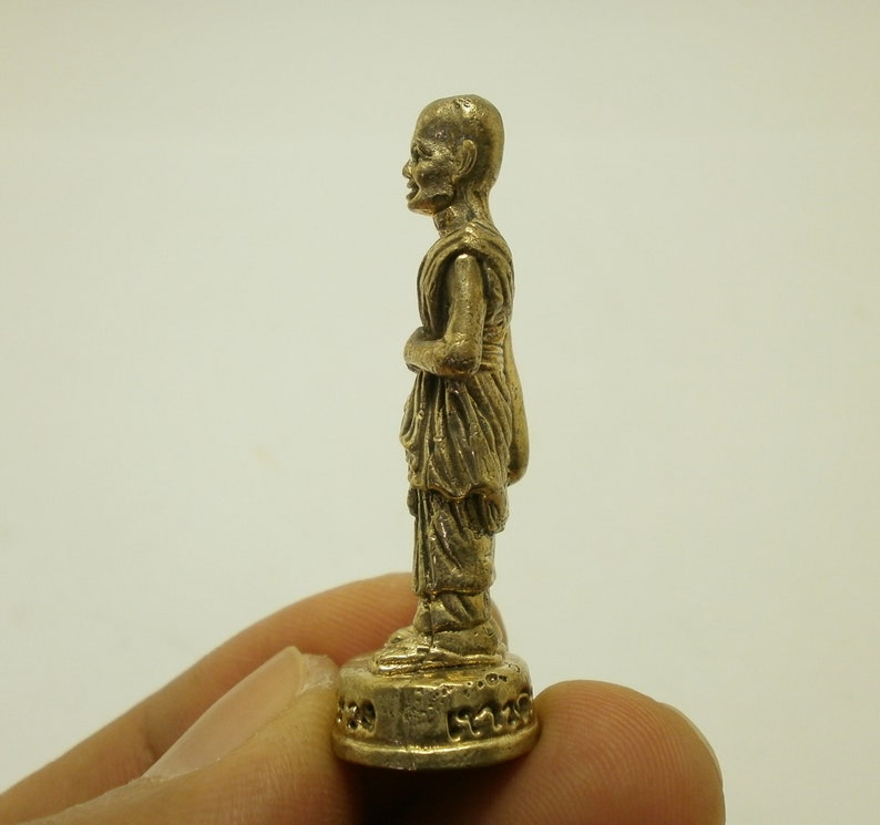 LP Suang Mini Monk Statue: Thai Amulet for Luck & Protection - Etsy
