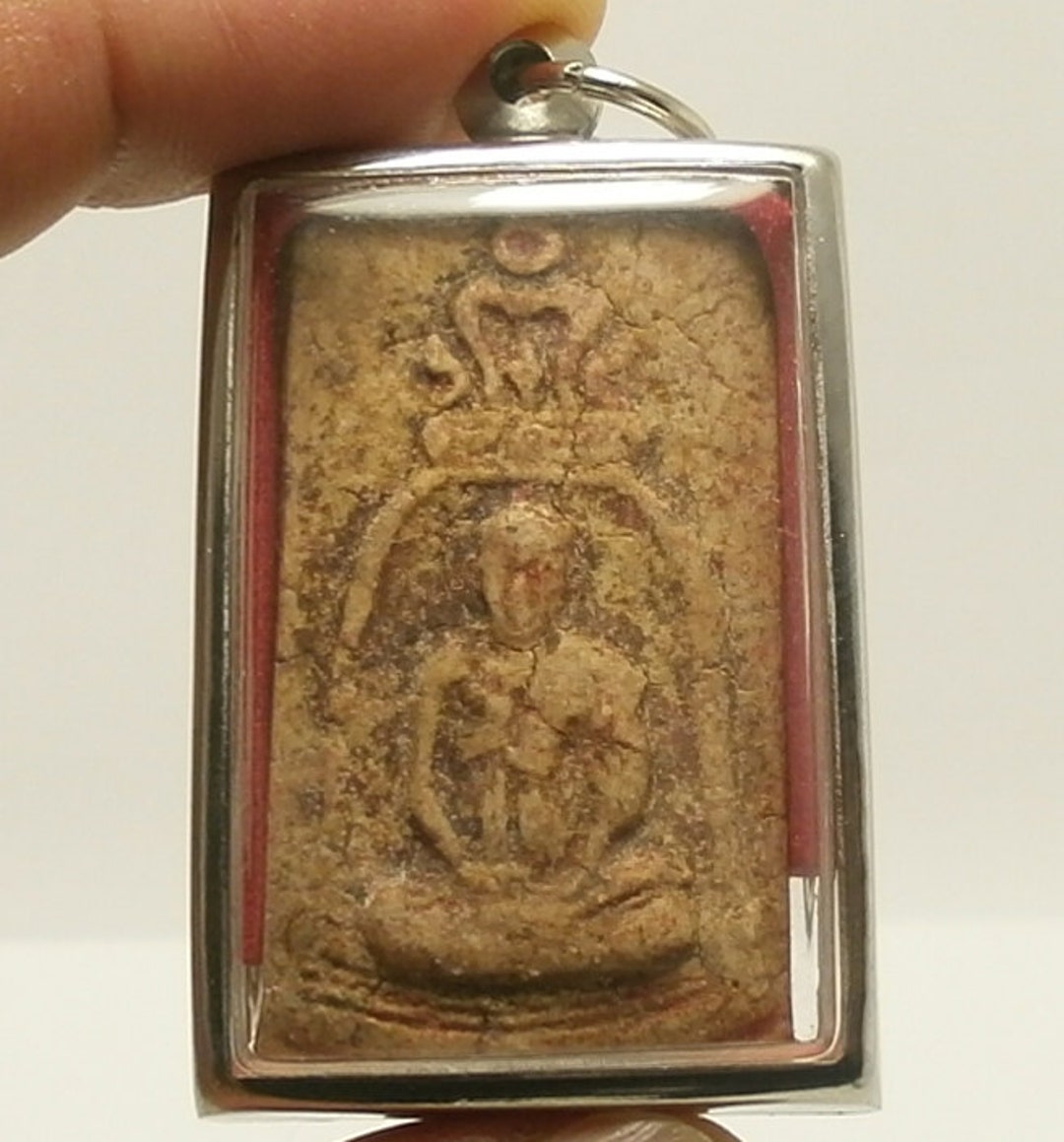 Somdej Toh Wat Rakang on Meditation Image in Big Bell Blessed by LP Nak ...