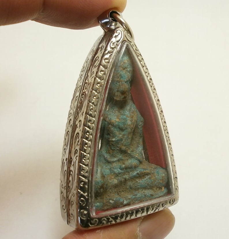 Super Rare Antique Cambodia Khmer Buddha Amulet Pendant Locket | Etsy