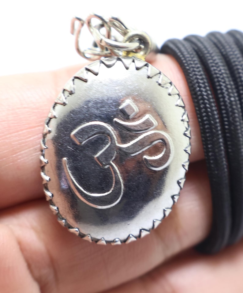 Lord Shiva Mahadev Om Nonthi Pendant Necklace Protection Amulet Fujii ...