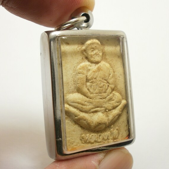 Phra LP Doo Magic Powder Blessed 1989 with original S… - Gem