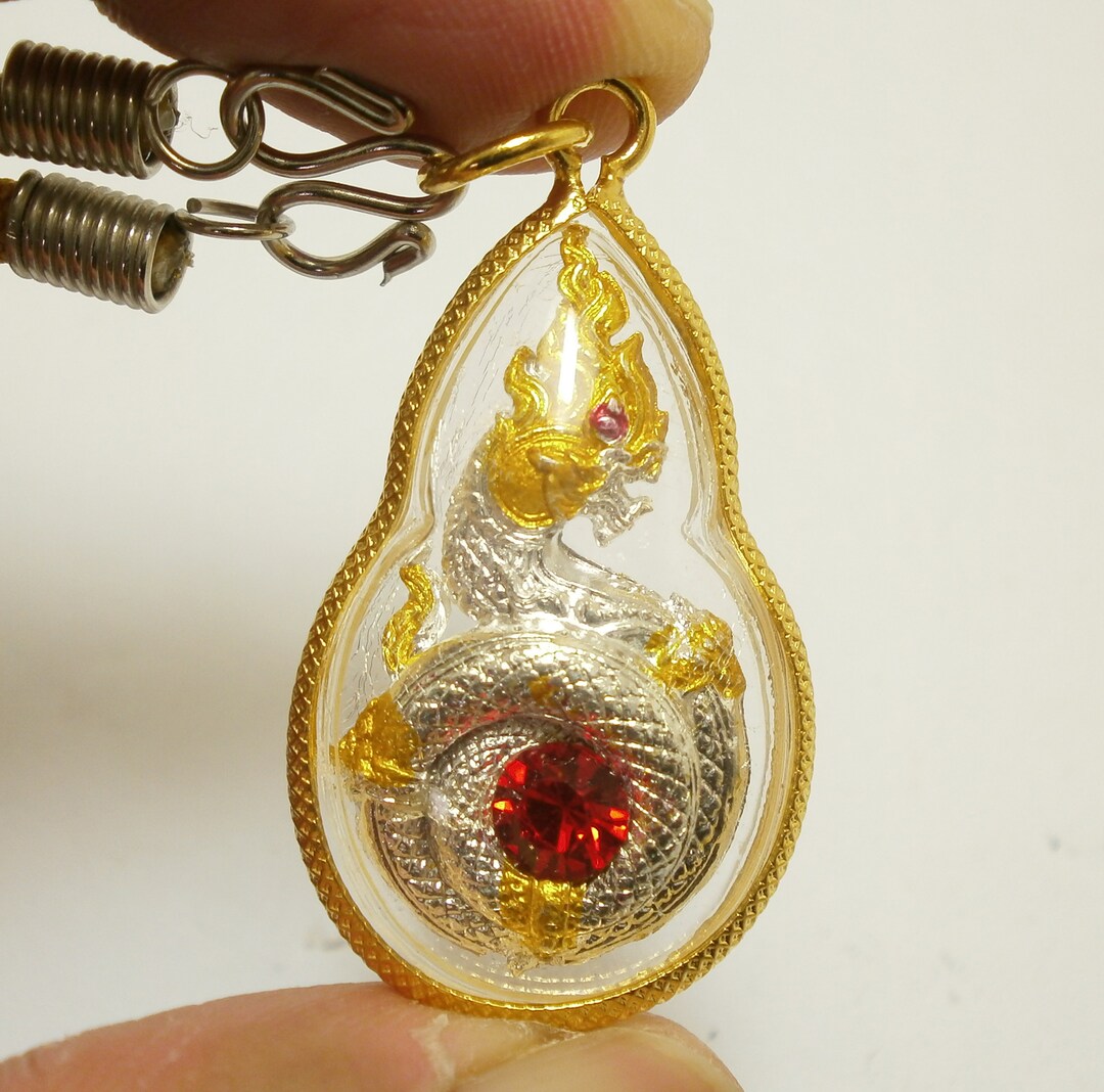 Naga Phaya Nak Big Magic Snake Pendant Necklace Locket Buddhism Amulet ...
