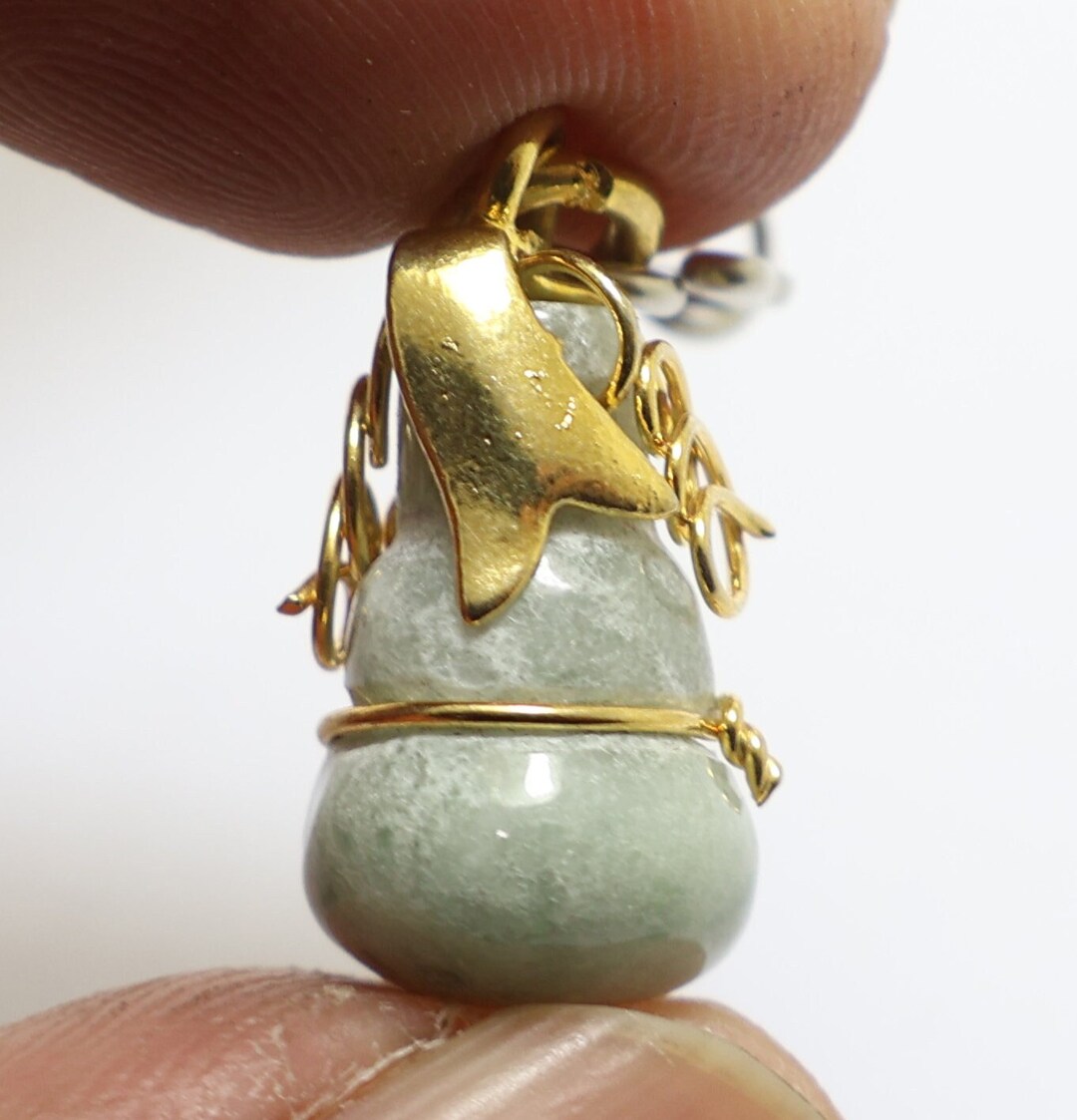 Magic Stone Gourd Calabash Chinese Amulet 5 Necklace Bless for Gamble ...