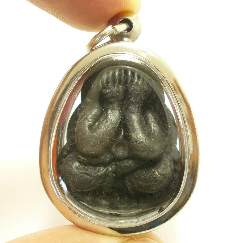 Phra Pidta Close Eye Buddha LP Tim Wat Lahanrai Temple 1974 - Etsy