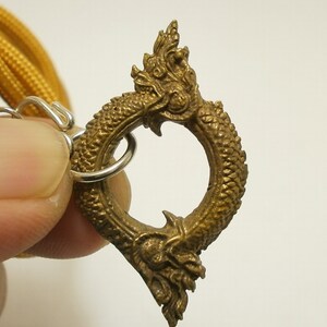 Duo Naga Nak Snake Pendant Necklace Thai Amulet Thailand Talisman Life ...