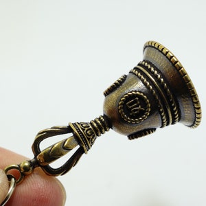 Magic Tibetan Bell Vajra Dorje Vajrayana Tibet Magic Pendant 24 Inches ...