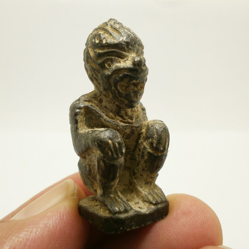 Lord Hanuman Mini Statue Figurine LP Soon 1930s Antique Thai - Etsy