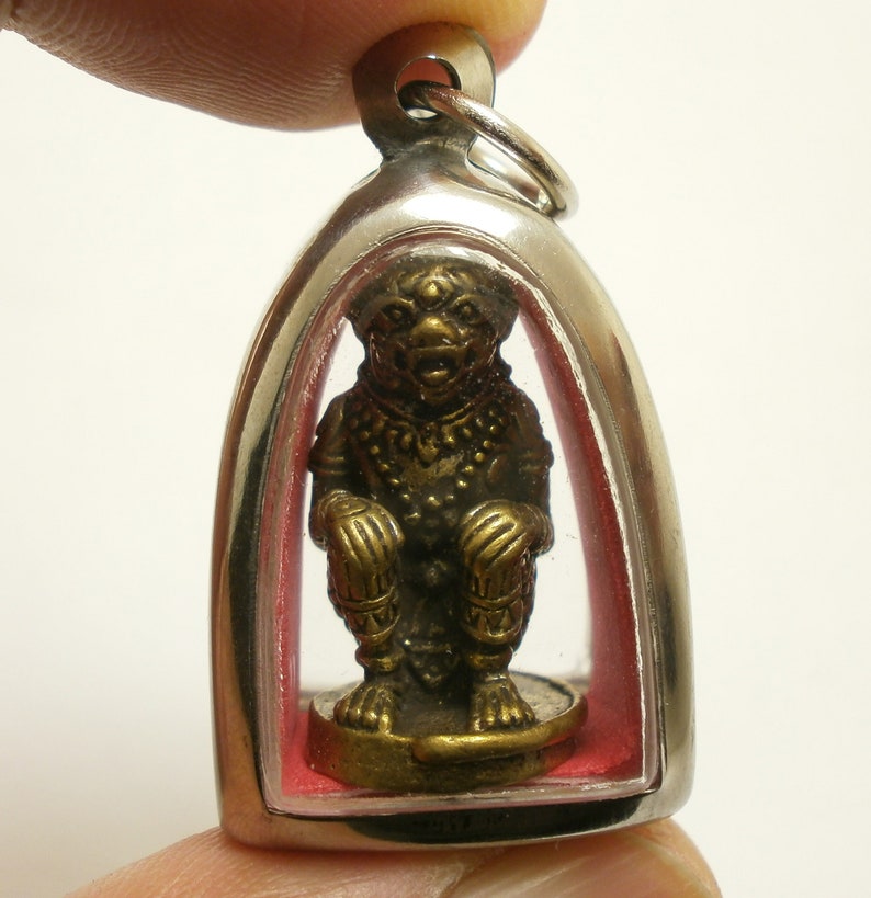 Lord Hanuman Thai Pendant Amulet Monkey King Muaythai Muay - Etsy