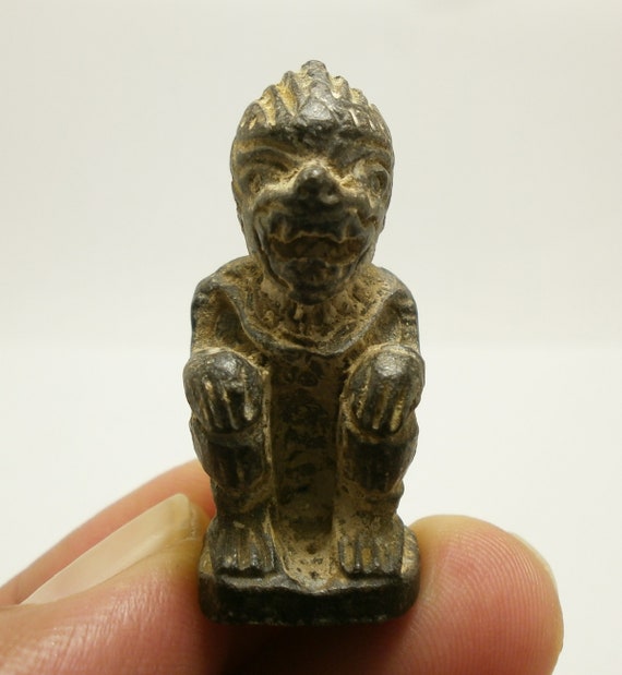 Lord Hanuman Mini Statue Figurine LP Soon 1930s Antique Thai - Etsy