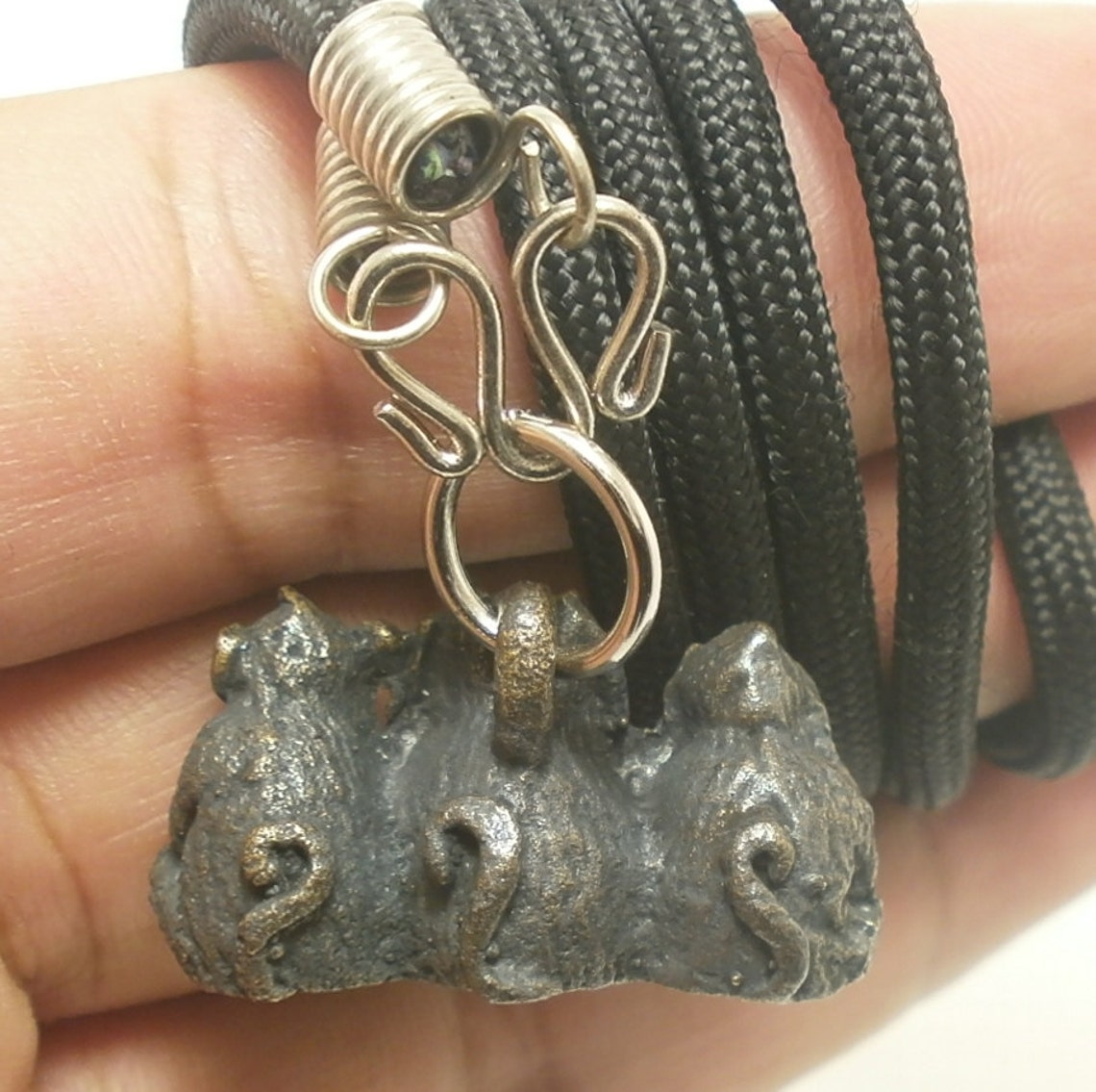 The Three Wise Monkeys Asian Japan Amulet Pendant Necklace | Etsy