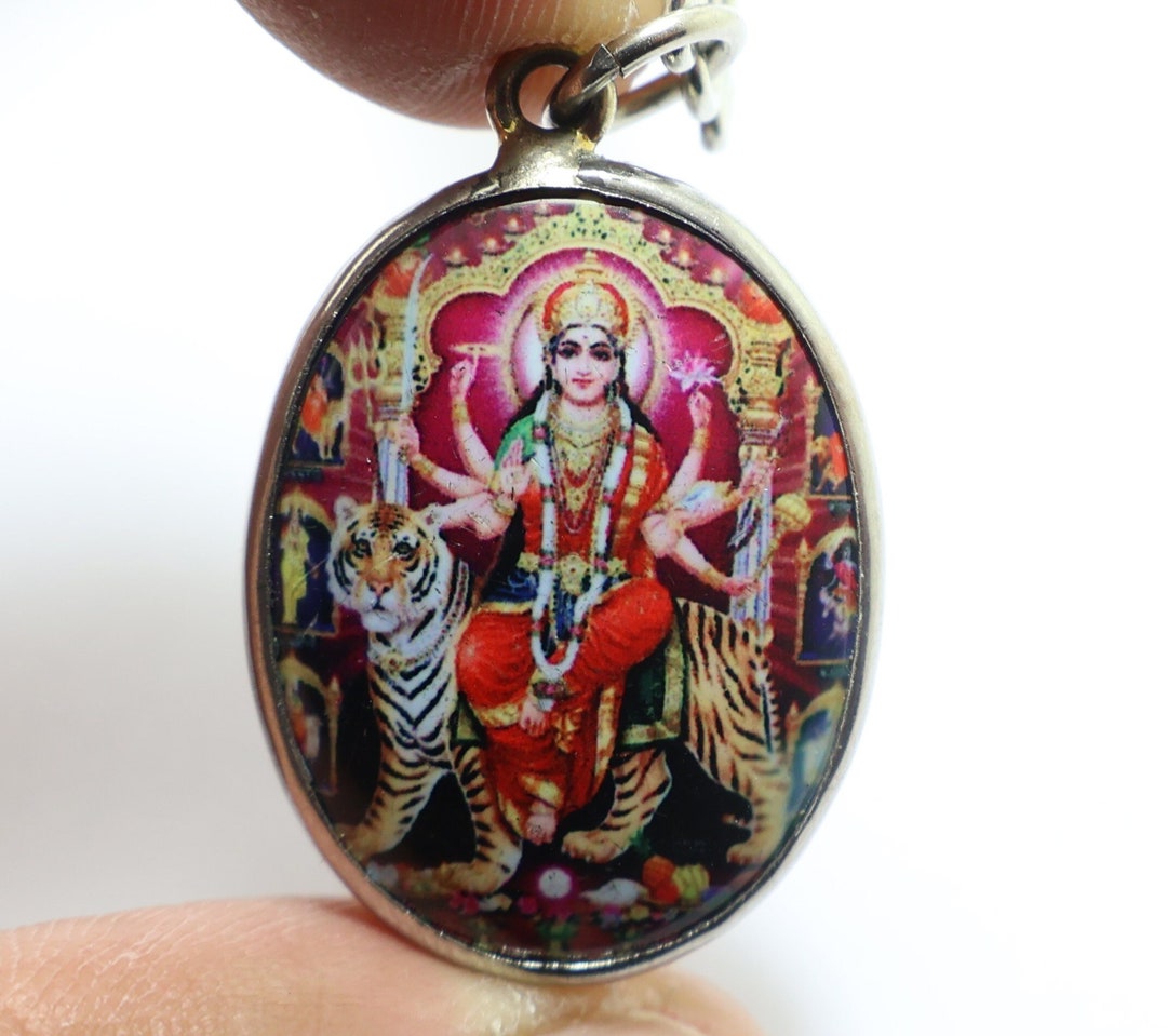 Durga Uma Devi Parvati Hindu Goddess of Wars Real Blessed Mahadevi ...