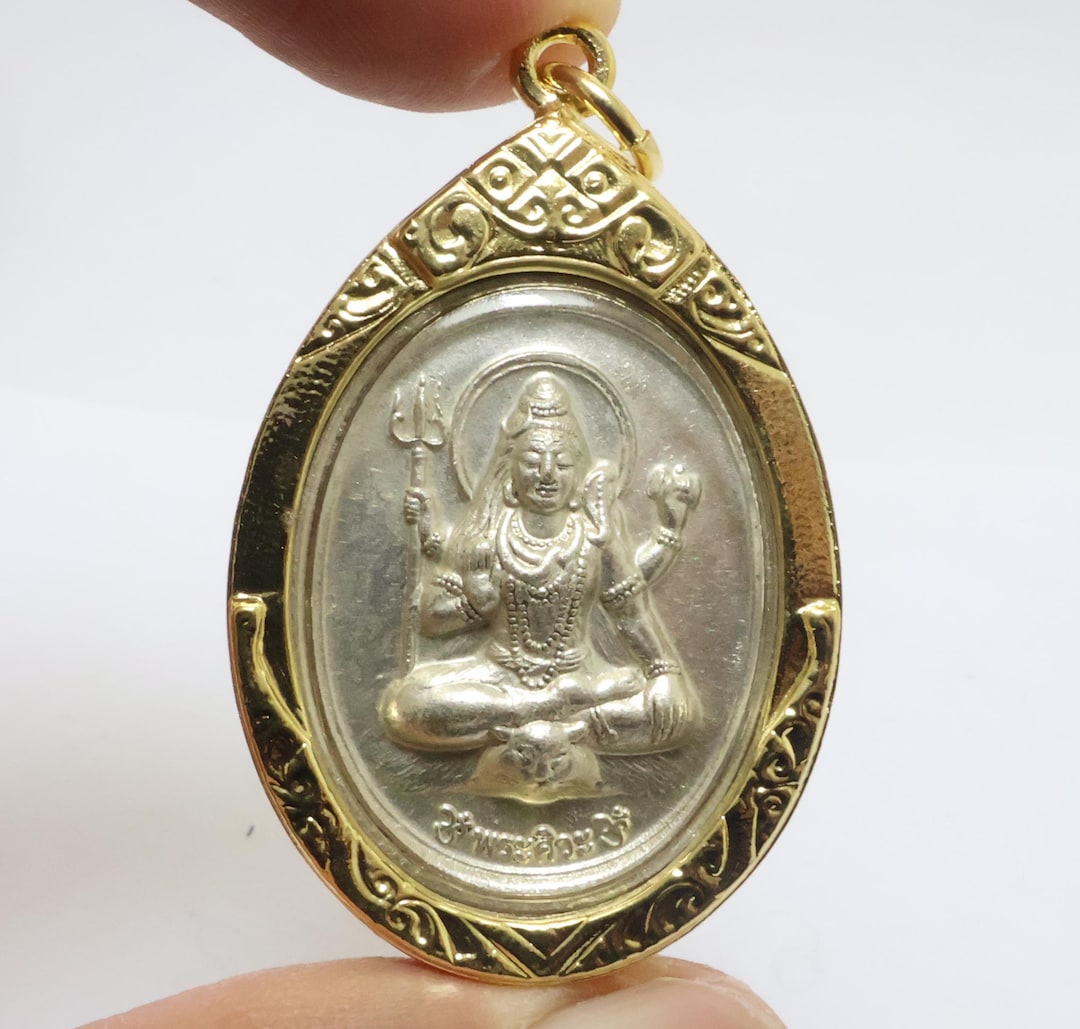 Lord Shiva & Durga Uma Devi Amulet Pendant: Hindu Blessing Fujii Kaze ...