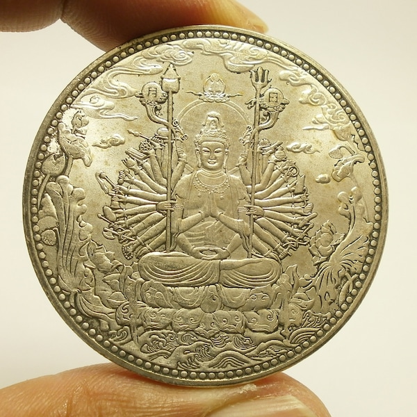 Gold Buddha Coin - Etsy