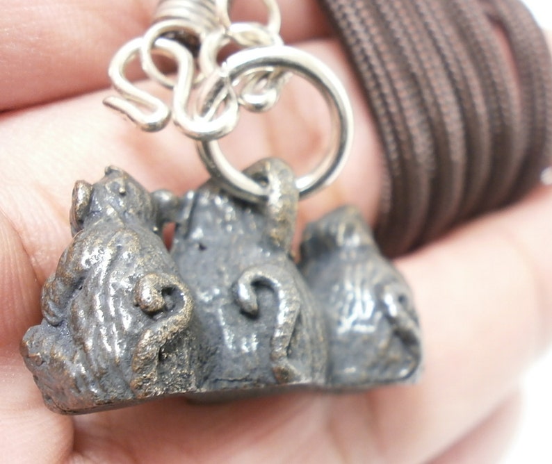 The Three Wise Monkeys Asian Japan Amulet Pendant Necklace - Etsy