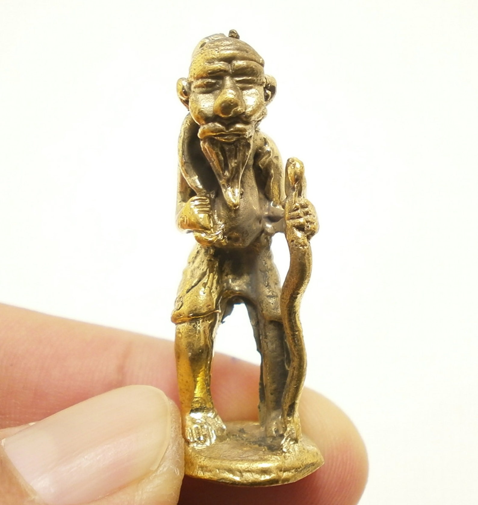 Chuchok Miniature Choochok Thai Brass Real Amulet Buddha Enemy | Etsy