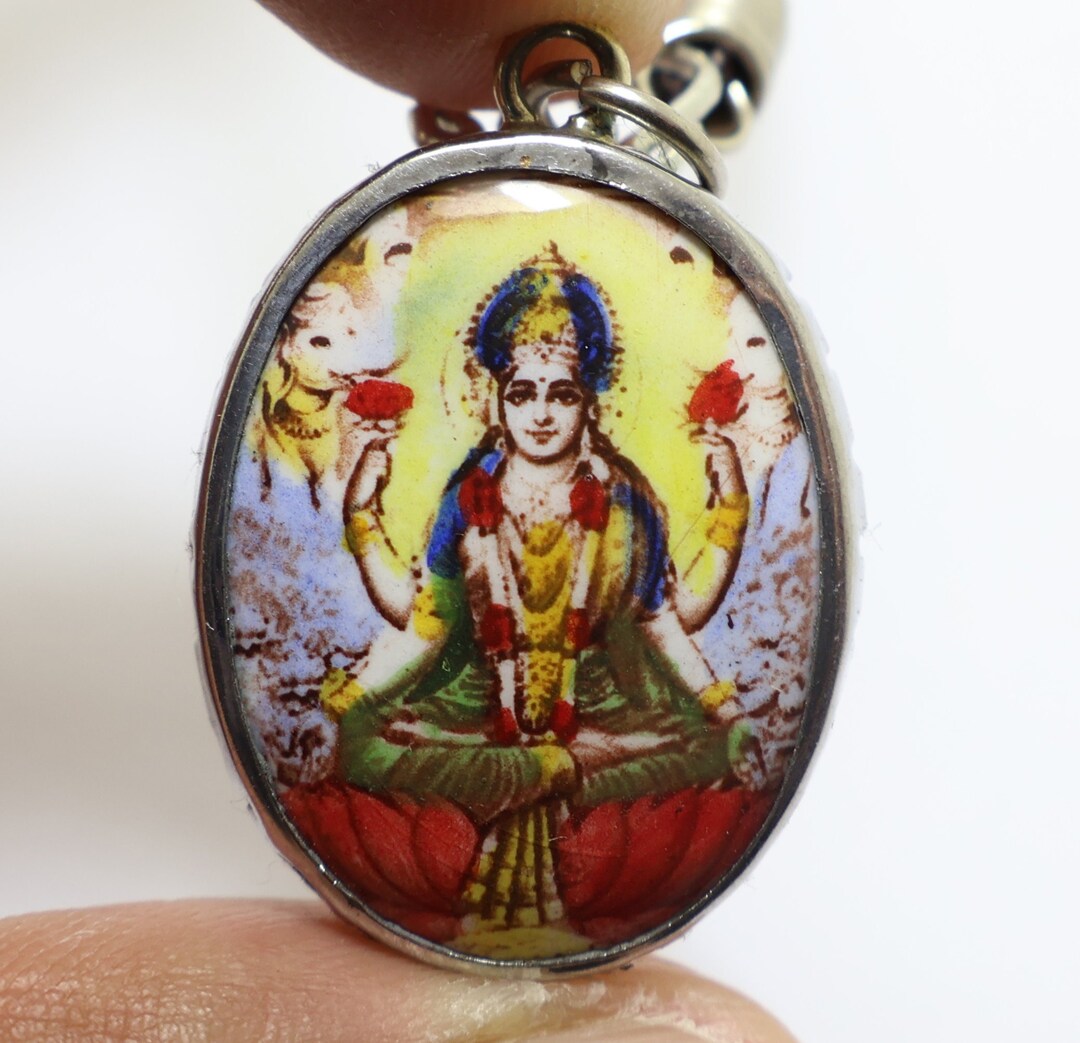 Mahalakshmi Pendant Shri Lakshmi Maa Laxmi Devi the Eternal Companion ...